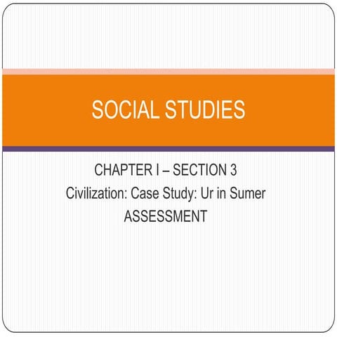 Chapter 1 section 3 assessment | PPTX