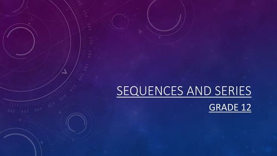 Mathematics Grade 6 - Number Patterns.ppsx