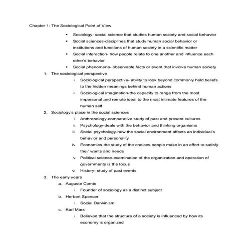 sociology chapter 1 -4.pptx lecture note | PPTX