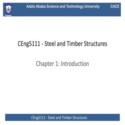 Introductoon to steel structure Chapter one | PDF