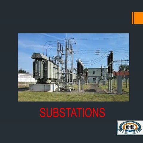 Electrical power system SUBSTATIONS layout.pptx | Power and Energy Industry | Industries