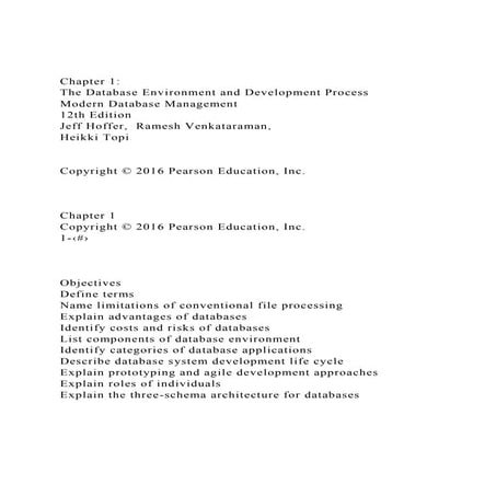 Chapter 1The Database Environment and Development ProcessMo.docx