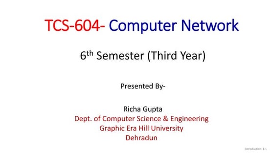 Lecture 02 Computer Networks Network Edge And Coreppt