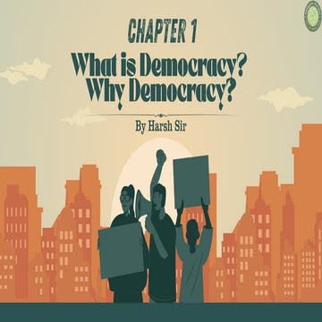 Class 9 Political Science Chapter Wise Topic Wise Notes Chapter 1 What ...