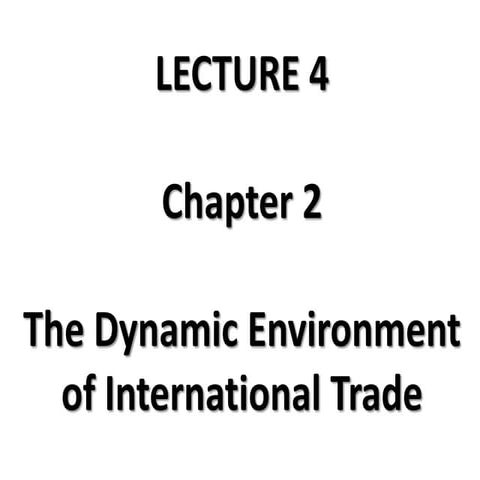 INTERNATIONAL BUSINESS Chapter 2 | PPTX