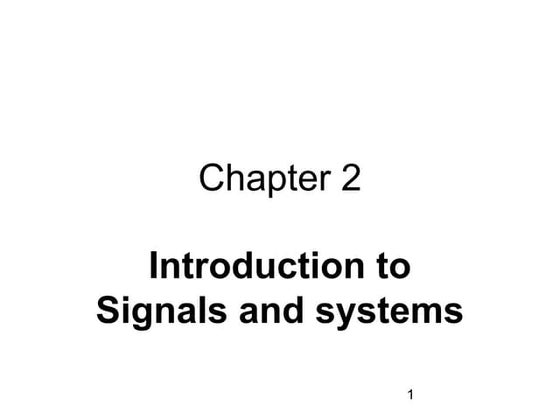 Fourier analysis of signals and systems | PPT