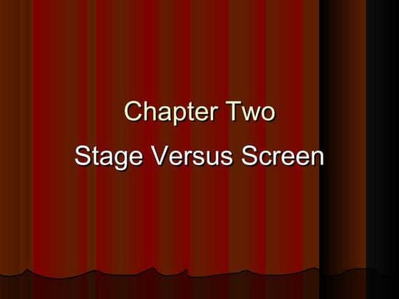 Stage positions | PPT | Theater | Fine Art