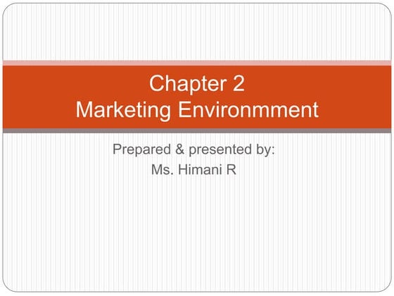 Marketing environment | PPTX