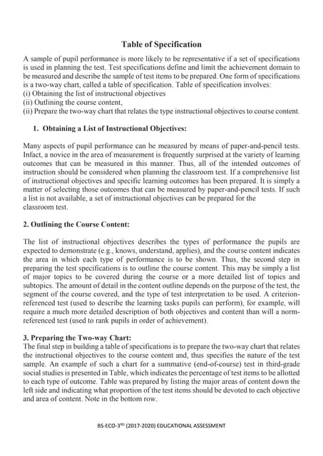 preparing a TOS | PPTX