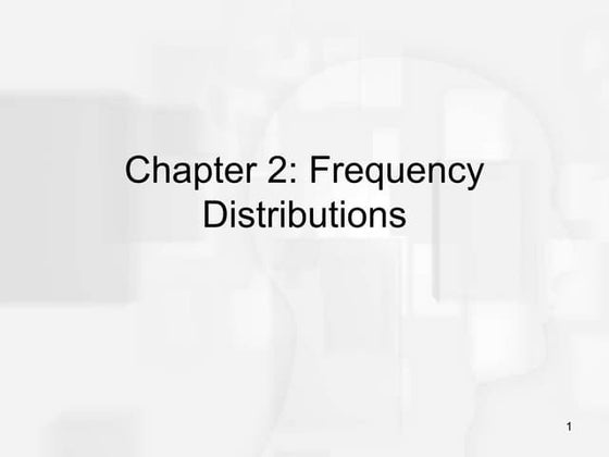 Frequency distribution | PPT