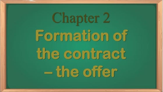 Contract law | PPT