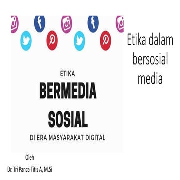 Etika Di Ruang Maya Pptx