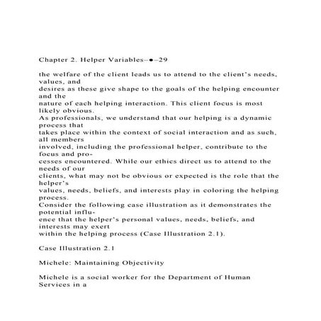 Chapter 2. Helper Variables– –29the welfare of the client .docx