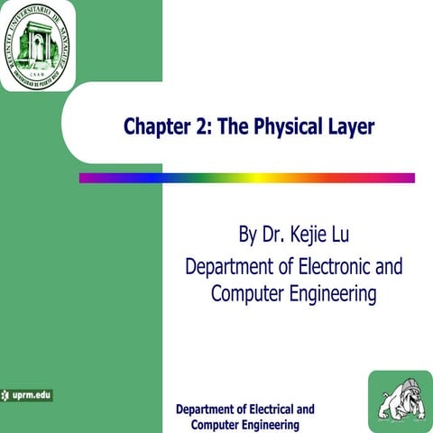 Chapter 1: introduction and Chapter 2: the physical layer | PPT