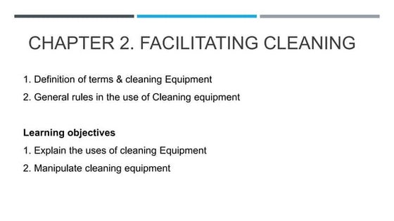 cleaning Equipment of housekeeping | PDF