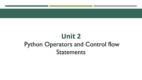 Loops In Pythonpptx Programming Languages Computing 9079