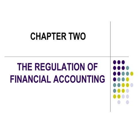 Chapter two - the financial accounting regulation | PDF