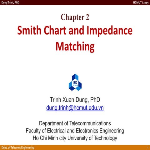 Chapter 2.pdf Smith Chart and Impedance Matching | PDF