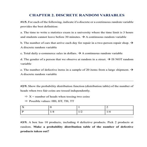 Statistics and Probability_Chapter 2_FTU | PDF