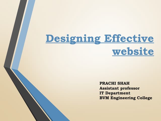 Basic Web Design Principles and Elements | PPTX