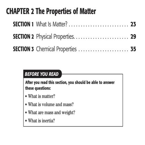 Chapter 2, Physical Science, Chapter 2,P | PPTX