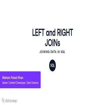 SQL data camp level fundamental for DA/BA | PDF