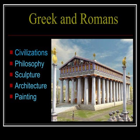 Greek Art And Architecture