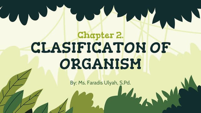 Classification of living things | PPTX