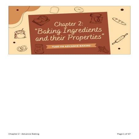 Chapter 2 - Advance Baking.pdf Wheat ingredients and types of wet ...