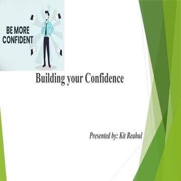 Knowledge on How to Build Your Confidence | PPTX