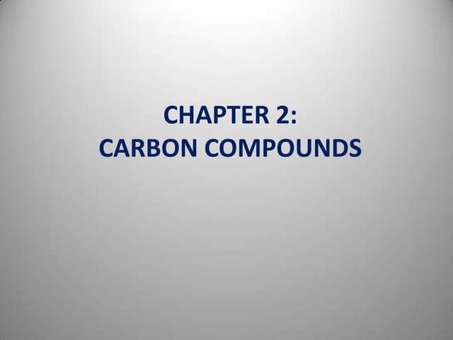 Organic Compounds | PPT