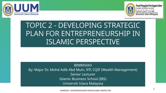 Program Pelajar Minda Kelas Pertama oleh Dr Mohd Adib Abd Muin | PPT