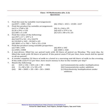 Chapter 2 ex-2.3 | PDF