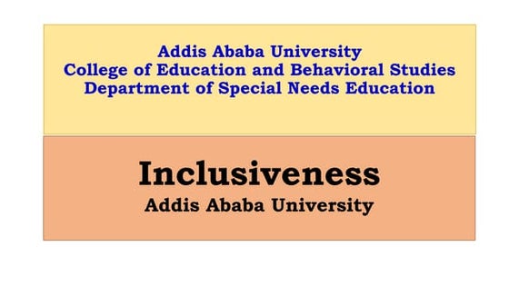 Chapter 4 - Promoting Inclusive Culture.ppt | Special Needs Kids ...