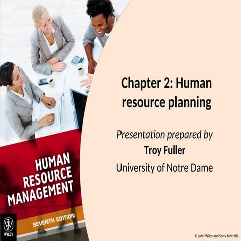 Chapter 2 - Human Resource Planning note | PPT