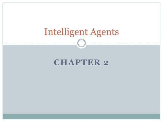 Structure of Agents Presentation and its types | PPT
