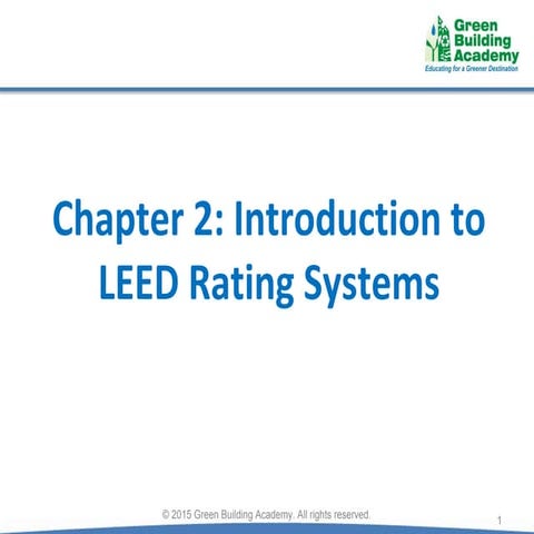 Chapter 2 introduction-to_leed_rating_systems | PPT