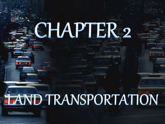 Introduction to Transportation | PPTX