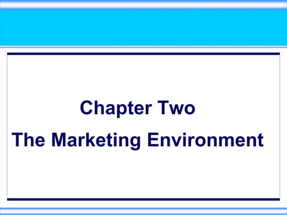 Chapter.2 Marketing Environment | PPTX