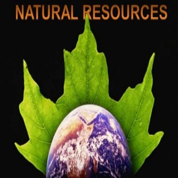 EVS - Chapter 2 - Natural resources.pptx