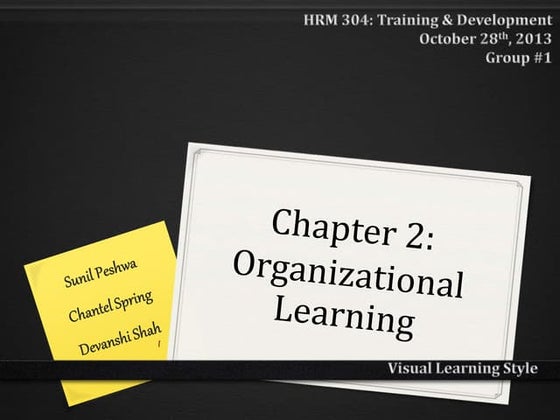 Organizational Learning & Knowledge Management | PPTX
