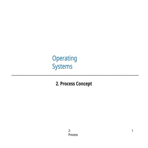 Chapter 2 Operating System Processes1pptx 