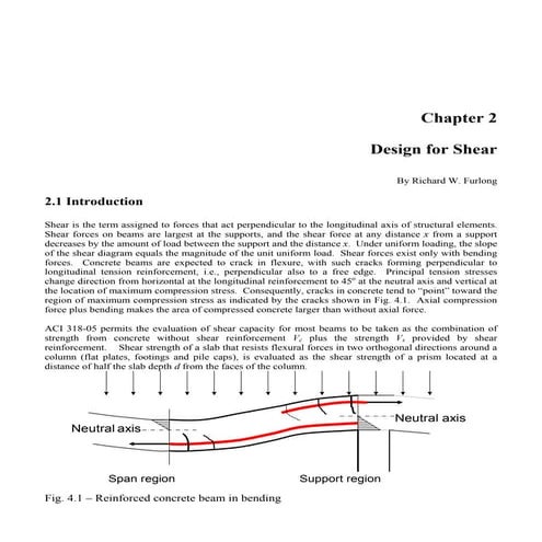 Chapter 2 shear design | PDF