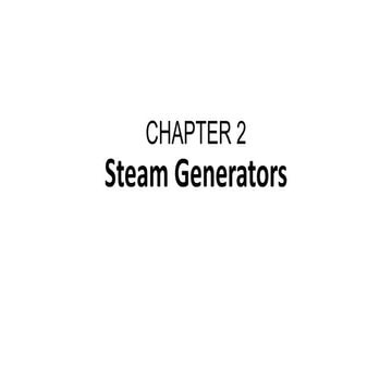 Chapter 2 - Steam generators.pdf | Power and Energy Industry | Industries