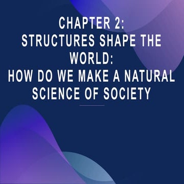 Discipline and Ideas in Social Sciences. Chapter 2 - Structures Shape ...
