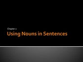 Nouns and pronouns | PPT