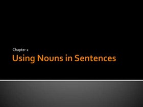 Nouns and pronouns | PPT