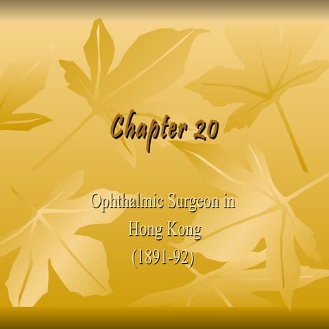 Chapter 20 | PPT
