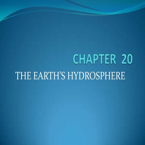 Hydrosphere | PPTX