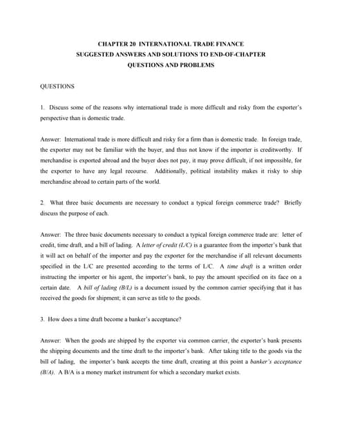 Chapter21 International Finance Management | PDF | Government Support and Welfare | Financial ...